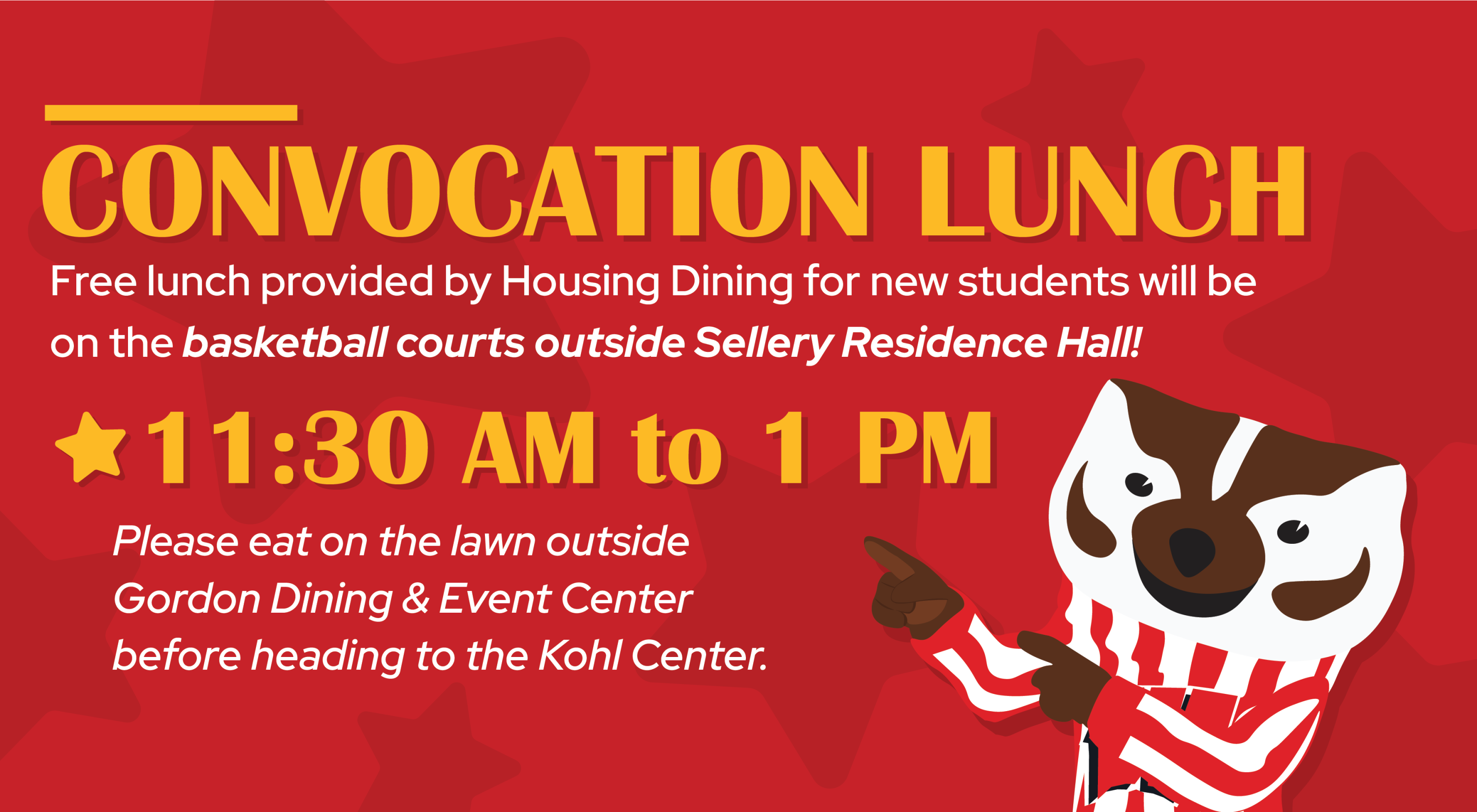 Convocation Lunch – University Housing – UW–Madison